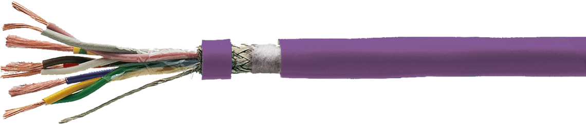 Combined Bus & Control Cable - Space-saving