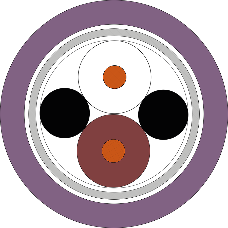 Highly Flexible CAN Bus Data Cable for Cable Tracks